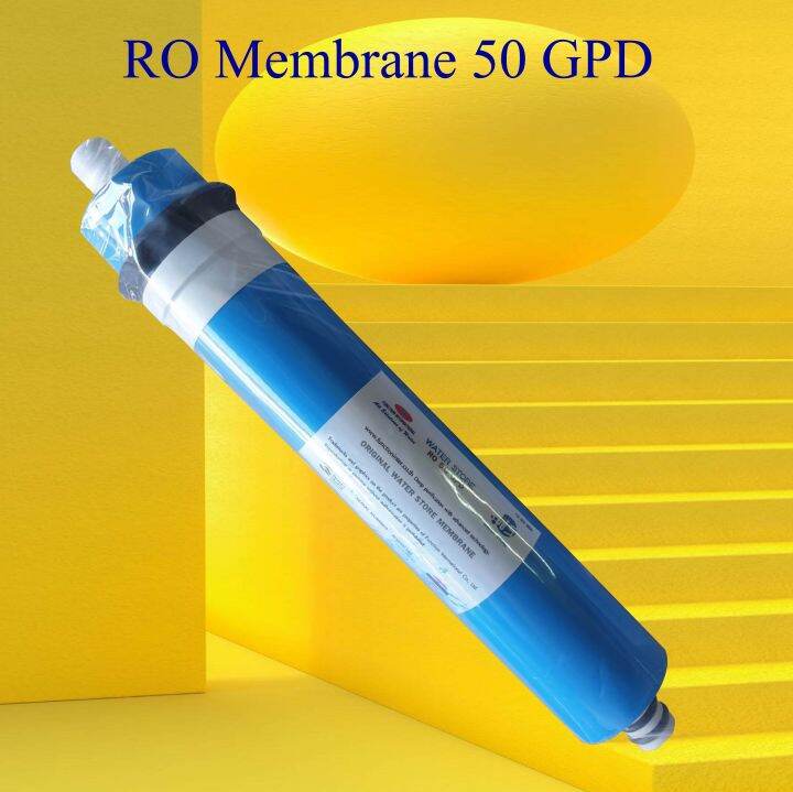 ไส้กรองอาร์โอเมมเบรน RO Membrane 50 GPD ยี่ห้อ Water Store สำหรับเครื่องกรองน้ำดื่มอาร์โอ ...