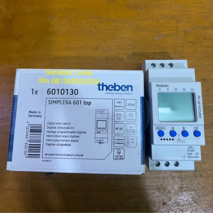 Siap Kirim DIGITAL TIMER THEBEN SIMPLEXA 601 TOP Gilaa!!! | Lazada ...
