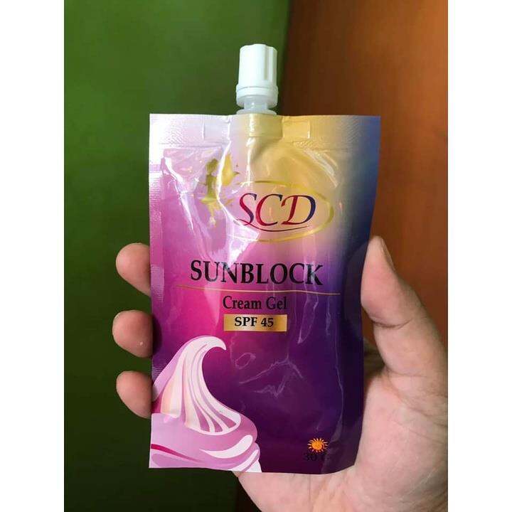 Best ♗SCD SUNBLOCK CREAM GEL SPF 45 30g | Lazada PH