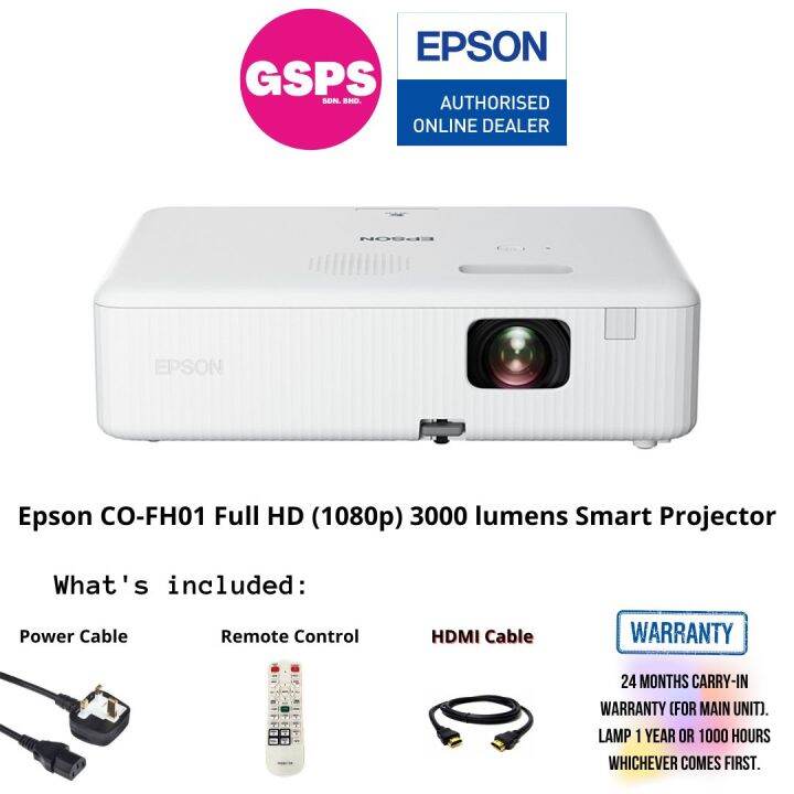Epson CO-FH01 Full HD (1080p) 3000 lumens Smart Projector | Lazada
