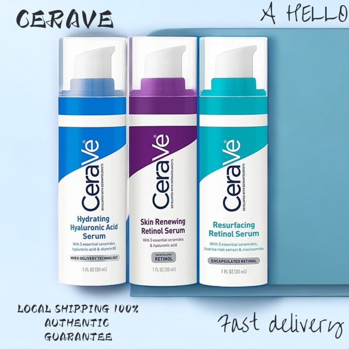 Cerave Hydrating Hyaluronic Acid Skin Renewing Retinol Resurfacing