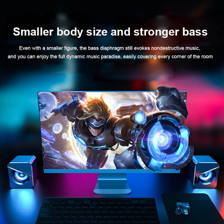 ia Small Sound Box 3D Stereo Sound Loudspeaker For PC Laptop Notebook ...