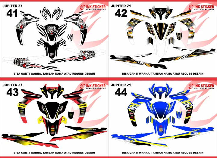 Sticker Decal Jupiter Z1 Desain 41-44 | Lazada Indonesia