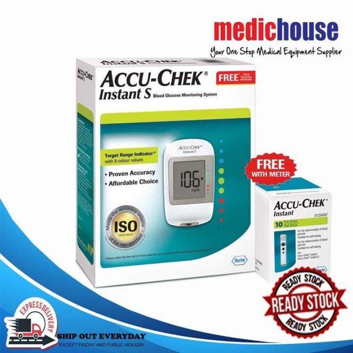 Accu-Chek instant S with 25 test strips | Lazada
