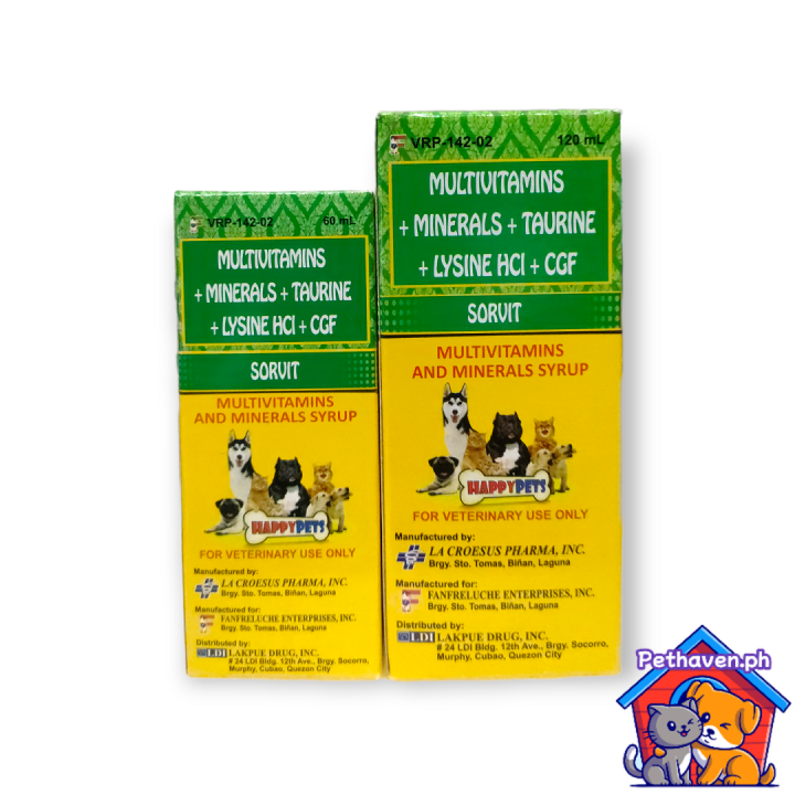 HAPPY PETS SORVIT PET MULTIVITAMINS 120ML | Lazada PH