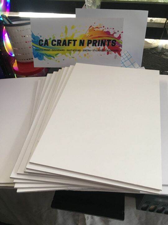 Sintra Board A4 size 3mm (5pcs) / Wall decor / Signage | Lazada PH