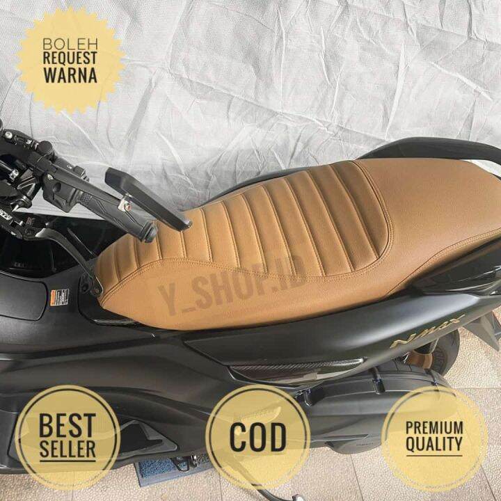 Jok Motor Yamaha Nmax 155 Nmax Lama Model Caferacer Kulit MBtech Ori ...