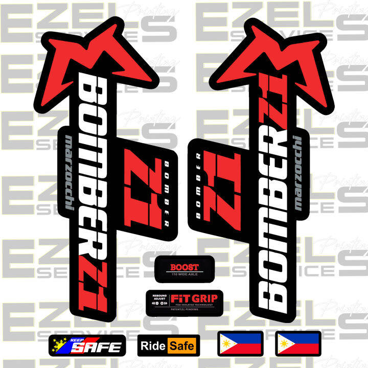 Marzocchi Bomber Z1 MTB fork Sticker | Lazada PH