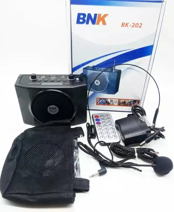 BNK BK-202 PORTABLE MINI PA AMPLIFIER A WONDERFUL TOLL FOR TEACHING | Lazada PH