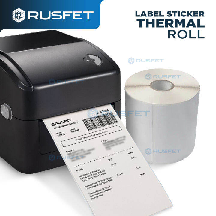 KERTAS STIKER STICKER - LABEL THERMAL | KERTAS RESI | LABEL STRUCK A6 ...