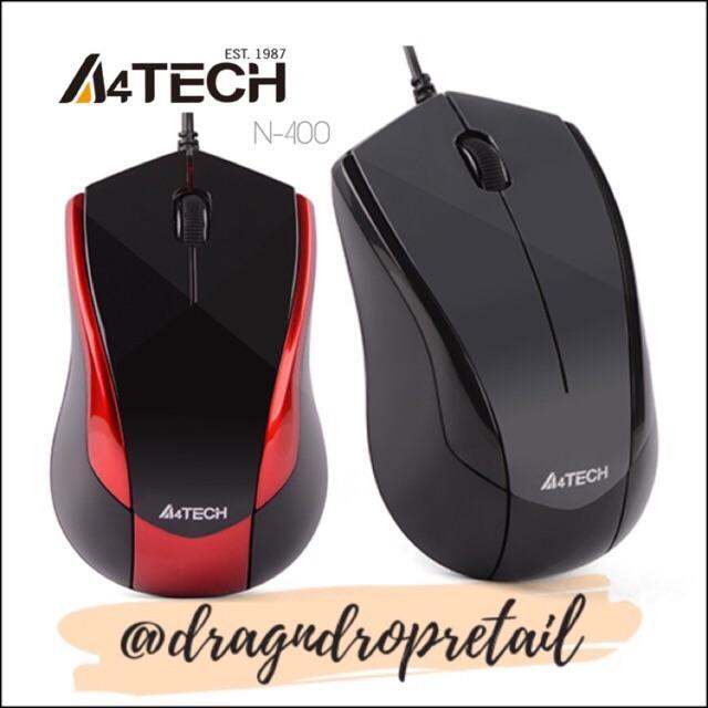 A4TECH N-400 V-Track PadLess Wired Mouse | Lazada PH