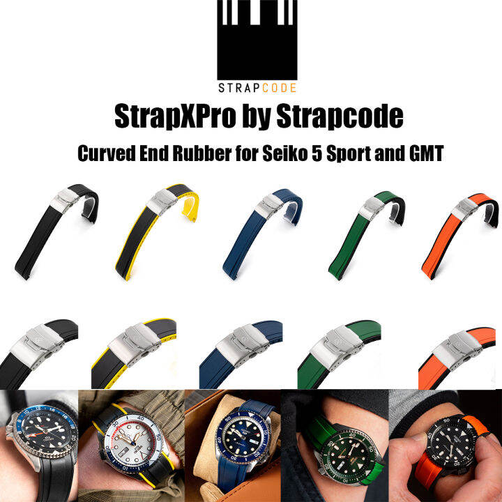 สายยาง Strapcode รุ่น StrapXPro for Seiko 5 Sport and Seiko 5 Sport GMT ...