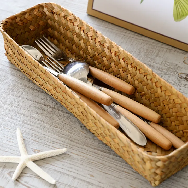 Home point long cattail storage box Japanese seasoning jar finishing ...