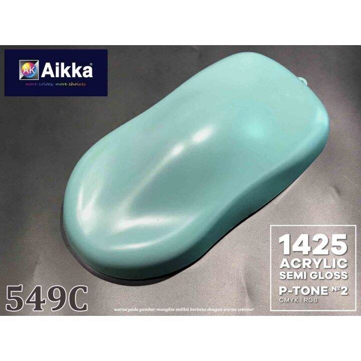 AIKKA Paint PANTONE Colour 549C / 1425 ACRYLIC SEMI GLOSS PAINT | Lazada