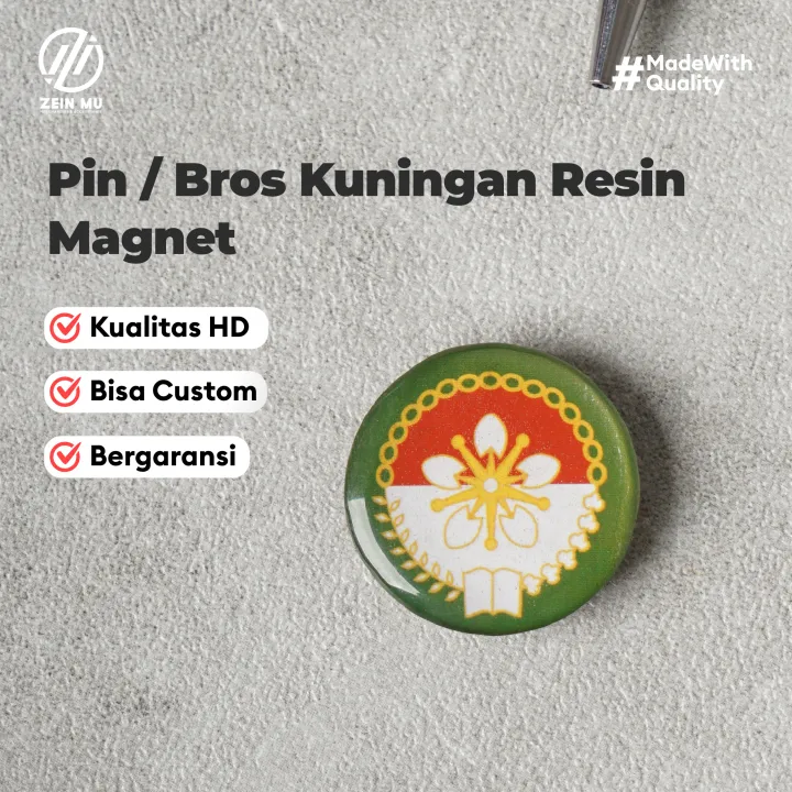 Pin / Bros Kuningan Resin Magnet | Lazada Indonesia