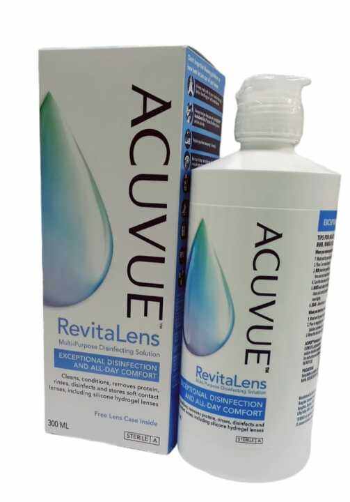 Acuvue Revitalens Disinfecting Solution 300ml | Lazada