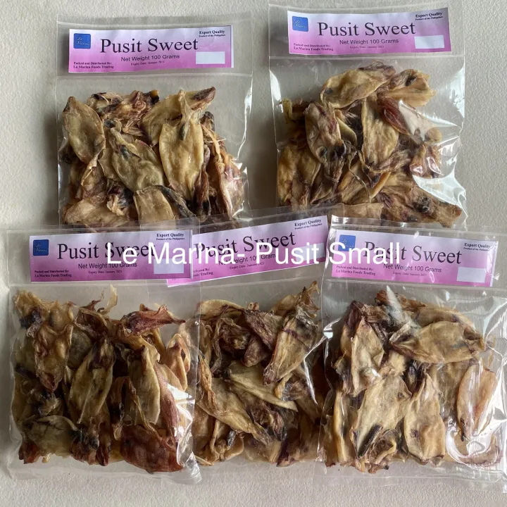 Dried Pusit/ Squid Premium- Small from Palawan, PH (100g) | Lazada PH