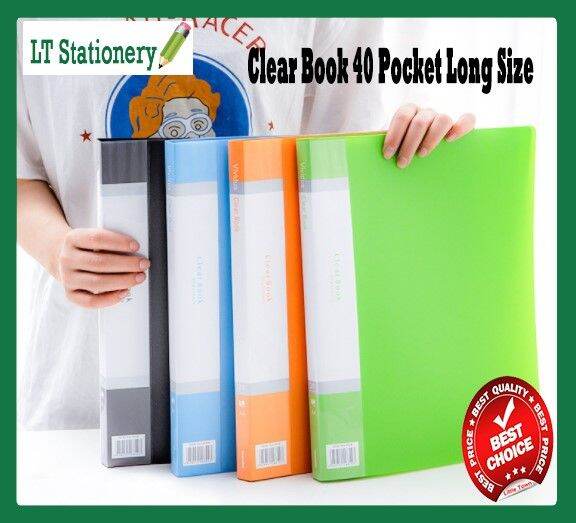 40 Pockets to 80 Pages each ClearBook Non-Refillable Presentation ...