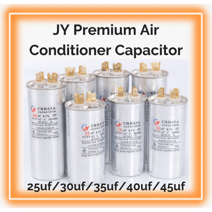 [RWD]JY Premium Air Conditioner Capacitor Kapasitor (25uF / 30uF / 35uF ...