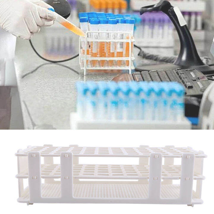 60 Holes Lab Tube Holder Easy to Clean Lightweight 60 16mm Holes Test ...