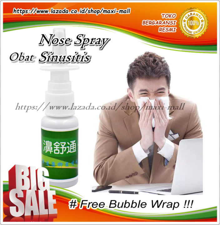 Obat Sinusitis terapi Sinus Sinusitis Rhinitis Hidung Tersumbat & Pilek ...