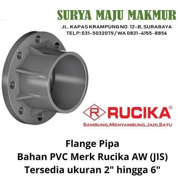 Flange PVC Rucika 3" inch AW (Tebal) JIS 3 inch PVC FLENDES | Lazada ...