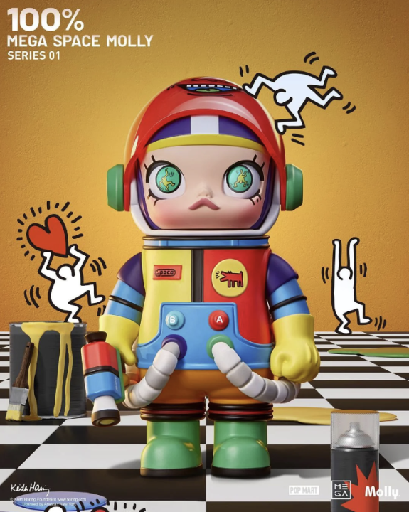 🤣พร้อมส่ง(แบบไม่สุ่ม) MEGA SPACE MOLLY มอลลี่ สู่จักรวาล อวกาศ🤣POPMART ...