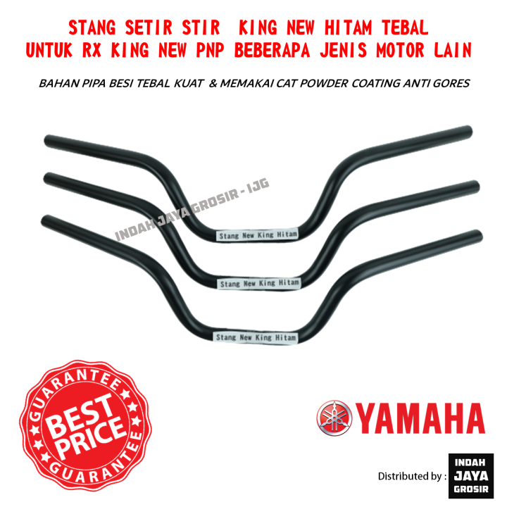 STANG SETIR STIR NEW KING HITAM TEBAL UNTUK YAMAHA RX KING NEW PNP ...