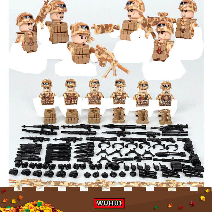 Best Ww2 Minifigures WW2 Custom Minifigures WW2 Minifigures US Army ...