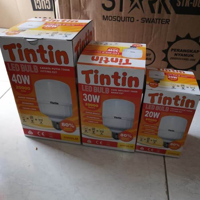 lampu tintin led 20W 20watt super terang ekonomis dan tahan lama ...