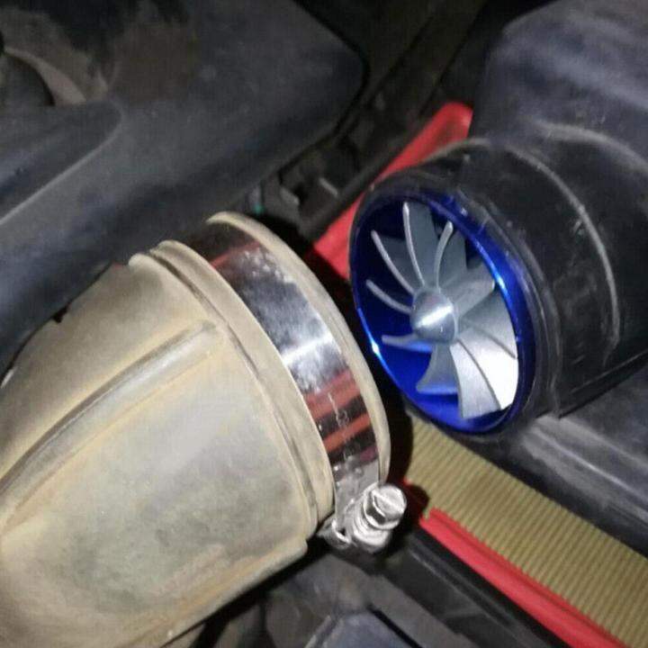 Single Supercharger Turbine Turbo Charger Air Filter Intake Fan Fuel ...