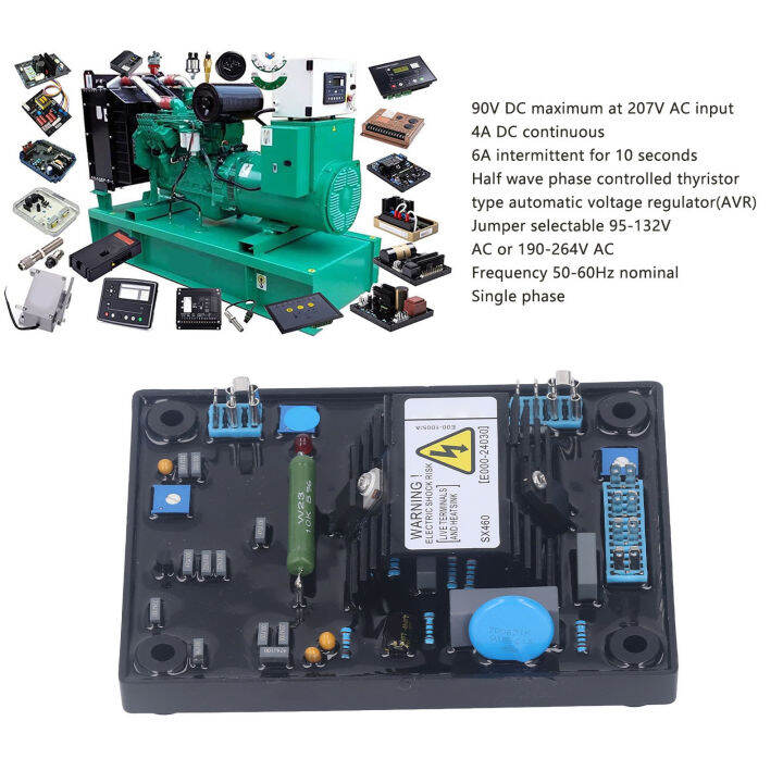AVR Module Automatic Voltage Regulator 190‑264V AC Input SX460 for ...