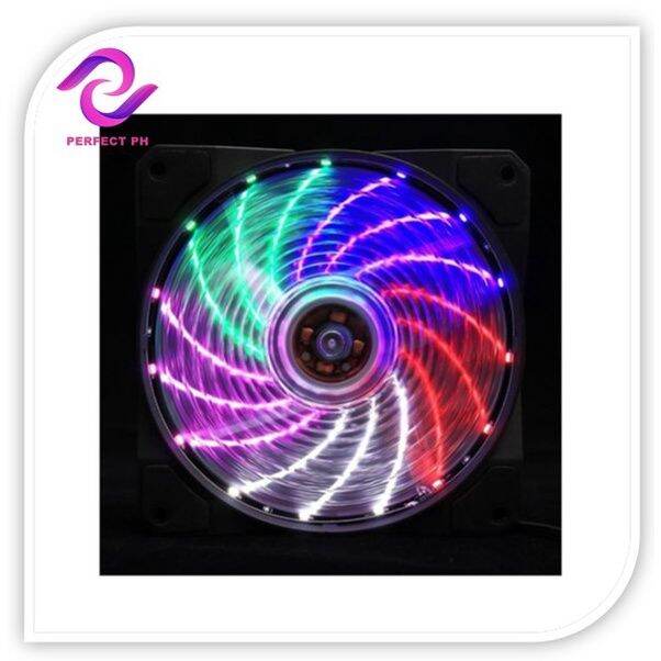 good PERFECTPH CPU Led Fan 120mm Case Chassis Cooling Ring LED Fan CPU ...