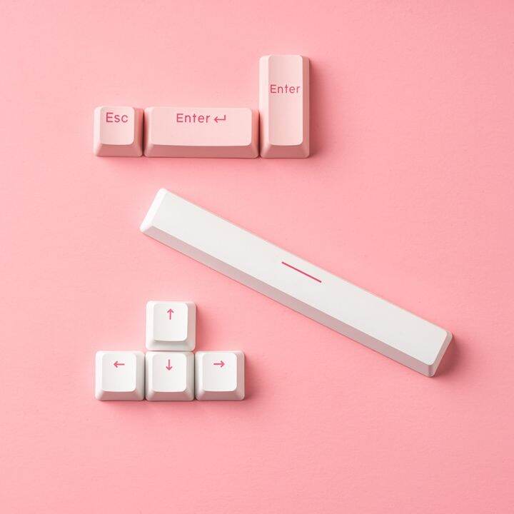 【CW】 JKDK Esc Keycaps Pink Oem Profile Mechanical | Lazada.co.th