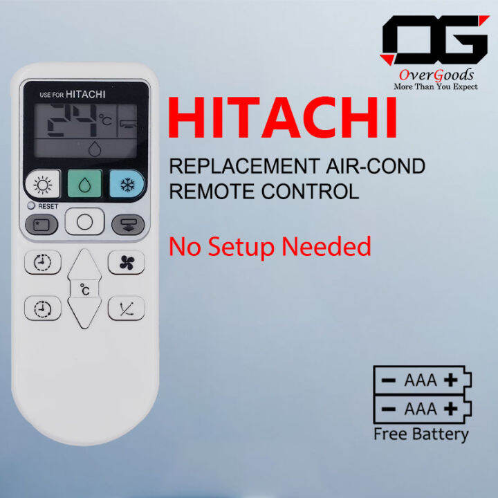 Replacement Hitachi Aircond Remote Control for Aircond Remote Control ...