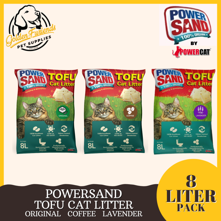 Powersand Tofu Cat Litter 8L by Powercat | Lazada PH