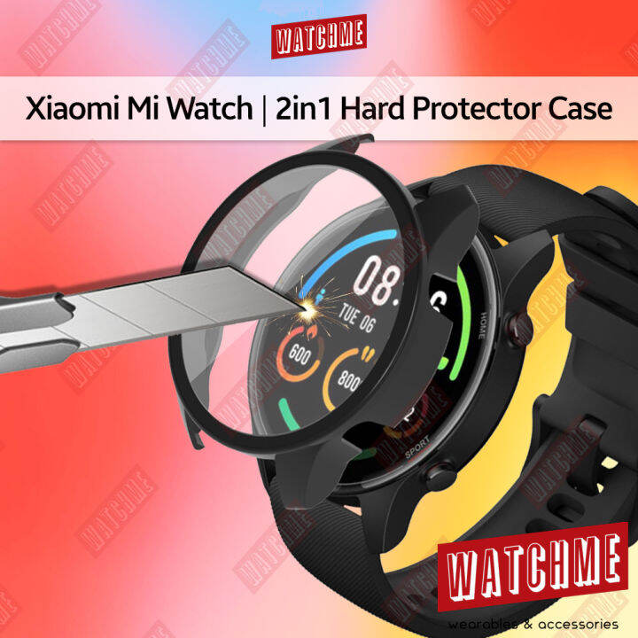 Xiaomi Mi Watch Protector Case, 2in1 Hard Casing With Integrated ...
