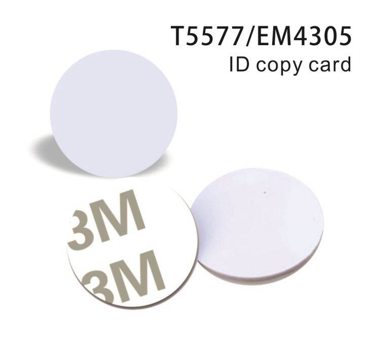 125khz RFID EM4305 T5577 Adhesive Sticker Coin Card Rewritable Copy ...