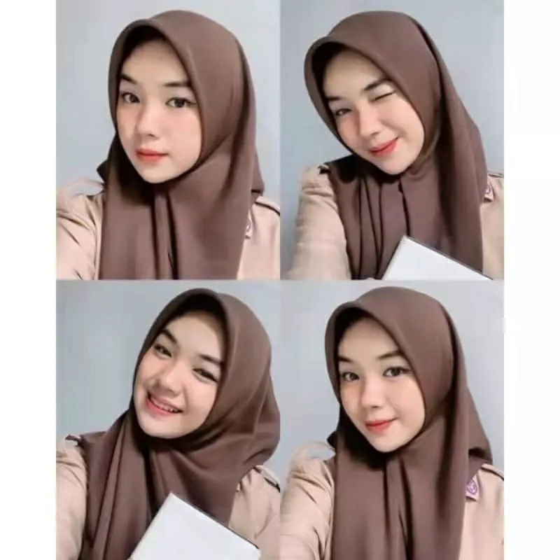 Tutorial Hijab Segi Empat Tanpa Ciput