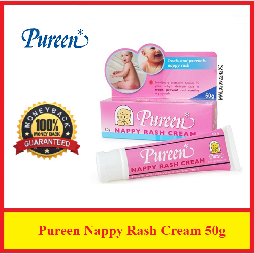 [Ready Stock] Pureen Nappy Rash Cream 50g Baby Care Antiseptic Cream ...
