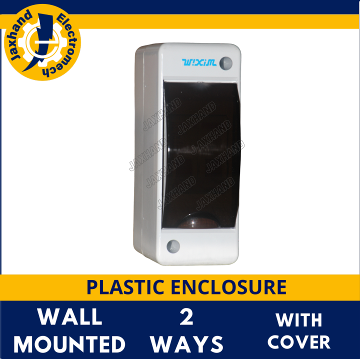 Plastic Enclosure 2ways with Cover, Din Rail Type MCB / Housing for ...