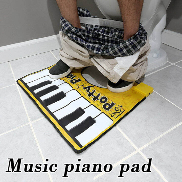 Potty Piano Sounding Rug Bathroom Fun Toe Tapping Musical Keyboard ...
