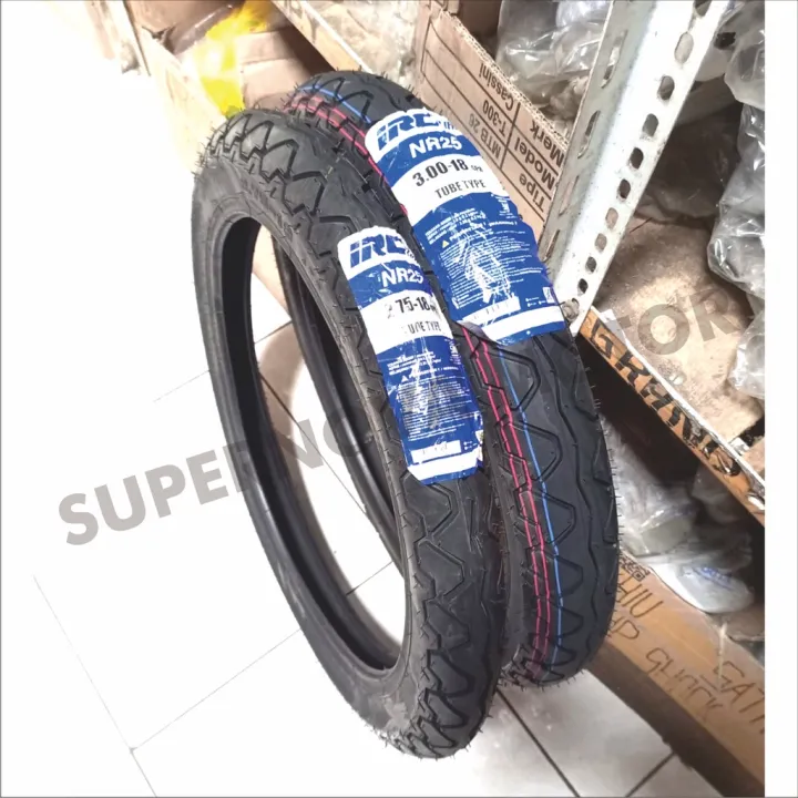 BAN LUAR MOTOR RX KING MOTOR BEBEK 275/300 RING 18 IRC NR25 TUBETYPE ...