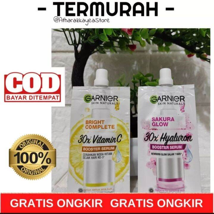 Serum Garnier Light / Bright Complete 30x Vitamin C / Sakura Glow 30 x ...