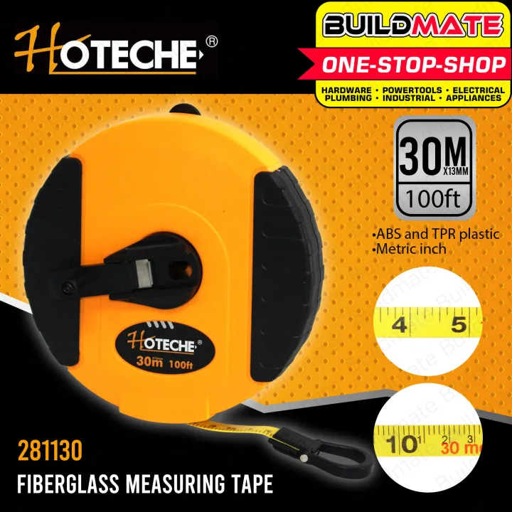 Hoteche Fiberglass Measuring Tape Measure 30m HTC-281130 100% ORIGINAL ...