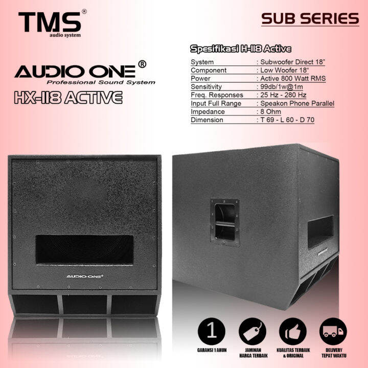 Subwoofer aktif pasif Audio One HX118 original subwoofer HX118 18 inch ...