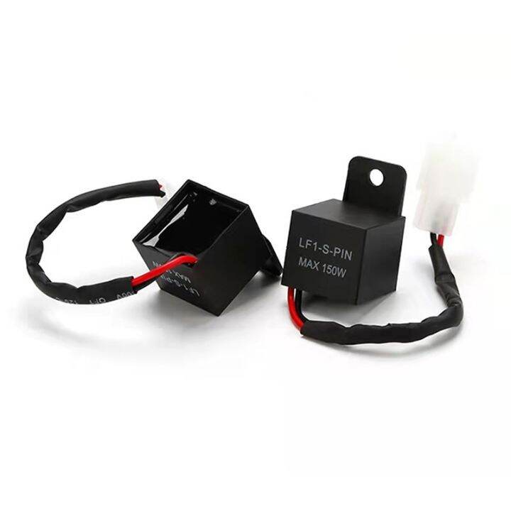Modify 12A 2Pin Electronic LED Flasher Relay For Honda Kawasaki Suzuki ...