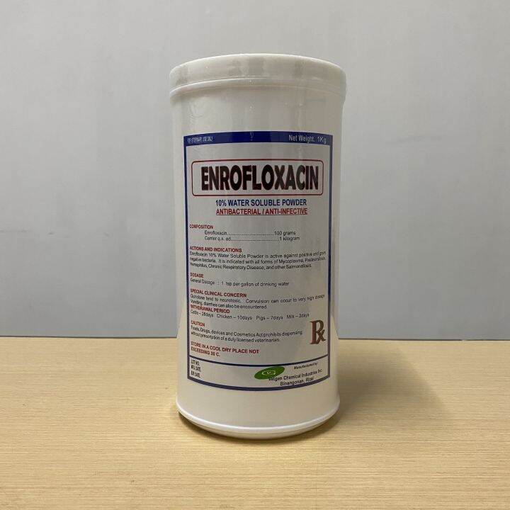 ENROFLOXACIN 10% SOLUBLE POWDER FOR ANIMALS VETGEN 1KG | Lazada PH