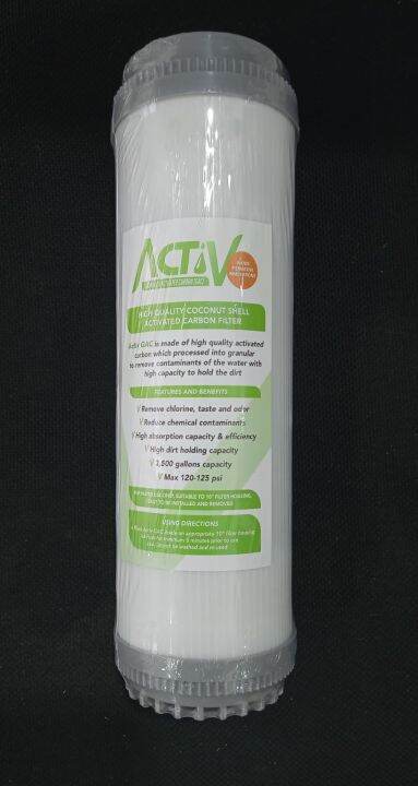 GAC / Granular Activated Carbon 10" - ACTIV - REFIL FILTER AIR 10" | Lazada Indonesia