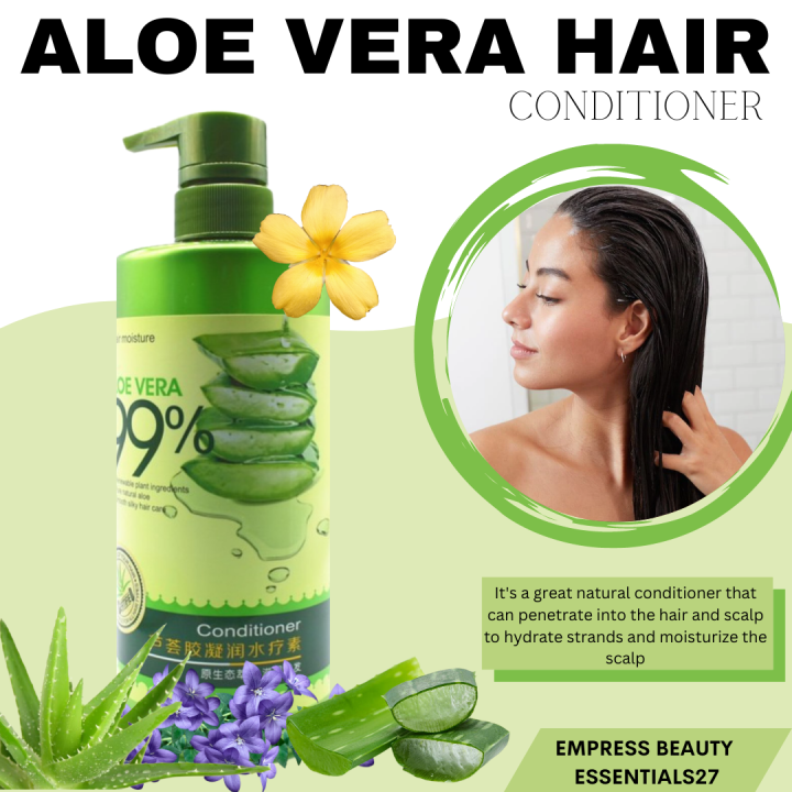 ORIGINAL 99% Aloe Vera Hair Shampoo 800ml and Conditioner 700ml Repair Moisture | Lazada PH